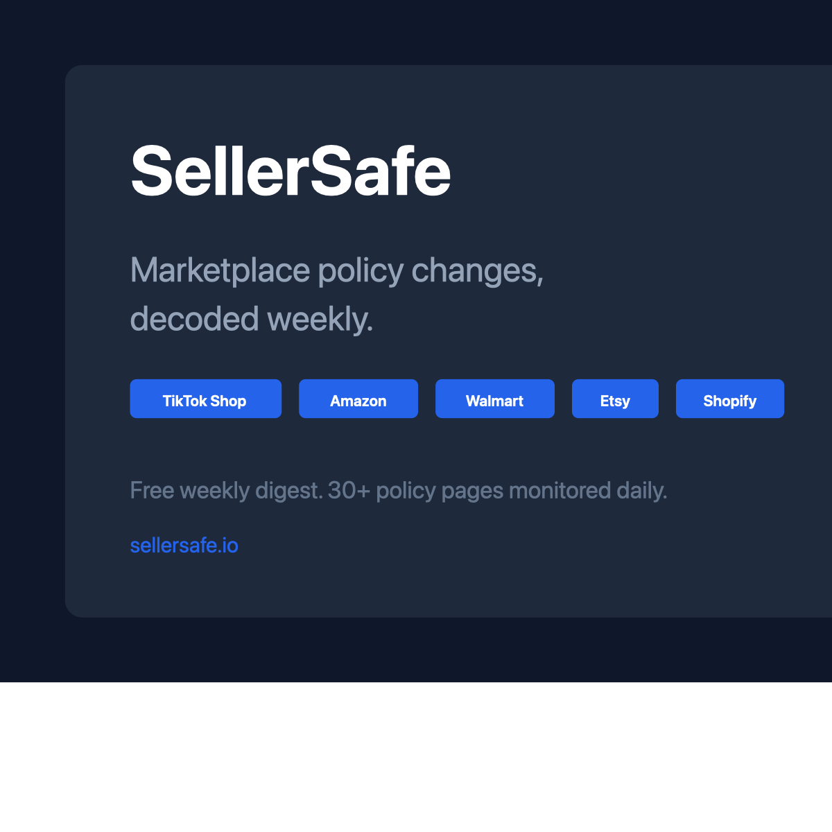 Amazon Seller Policy Updates in 2026: What You Need to Know | SellerSafe